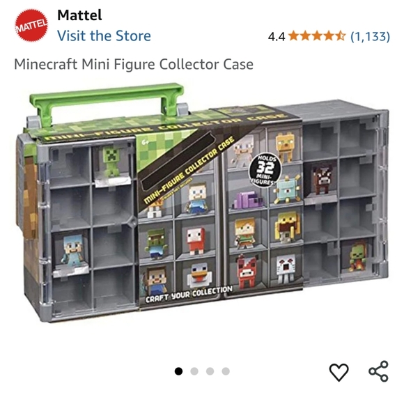 Mattel | Toys | Mattel Minecraft Mini Figure Display Case With Green ...